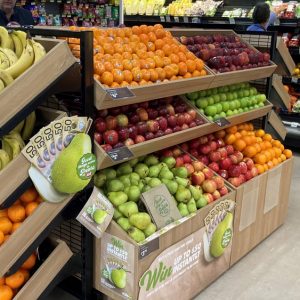 Low Mobile Produce Bin