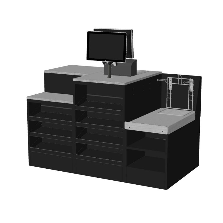 Cashier Counter and Checkouts for Retail Stores - Gibson Retail Solutions