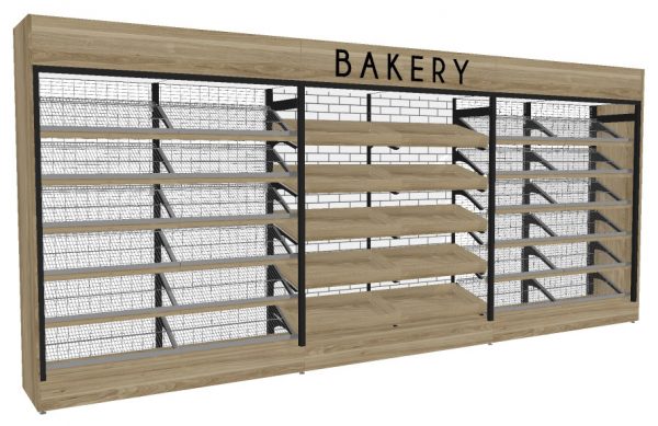 Bakery Wall Shelving