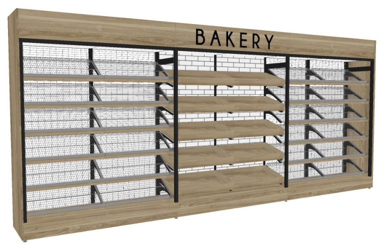 Bakery Wall Shelving