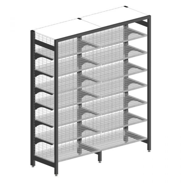 Outrigger Shelving for Supermarket