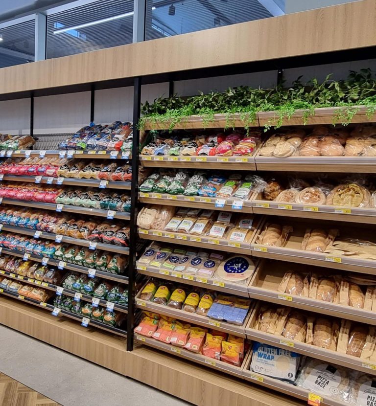 Bakery Wall Shelving